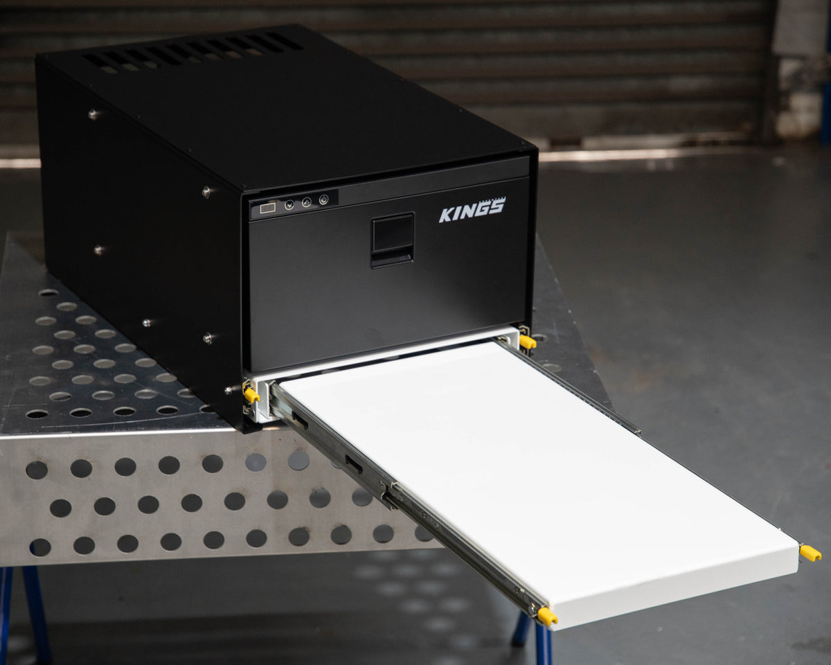 Kings 30ltr Fridge Drawer Enclosure with Dual Stage Table – ThunderFab